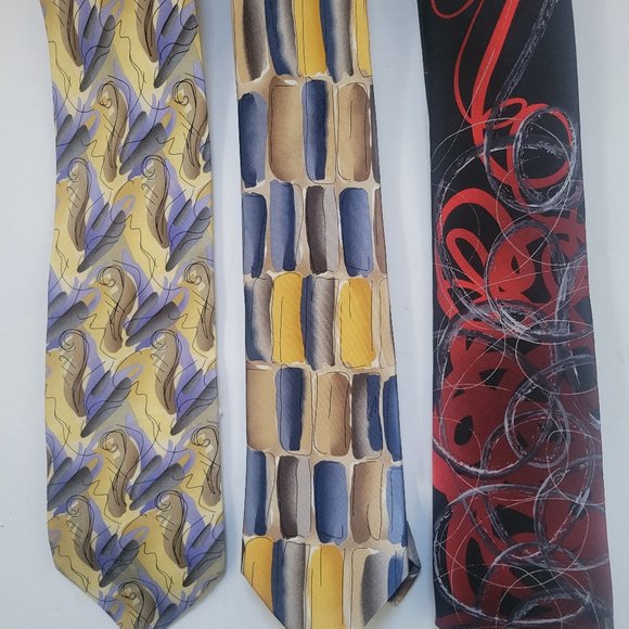J. Garcia | Accessories | Three Jerry Garcia Neckties Excellent | Poshmark